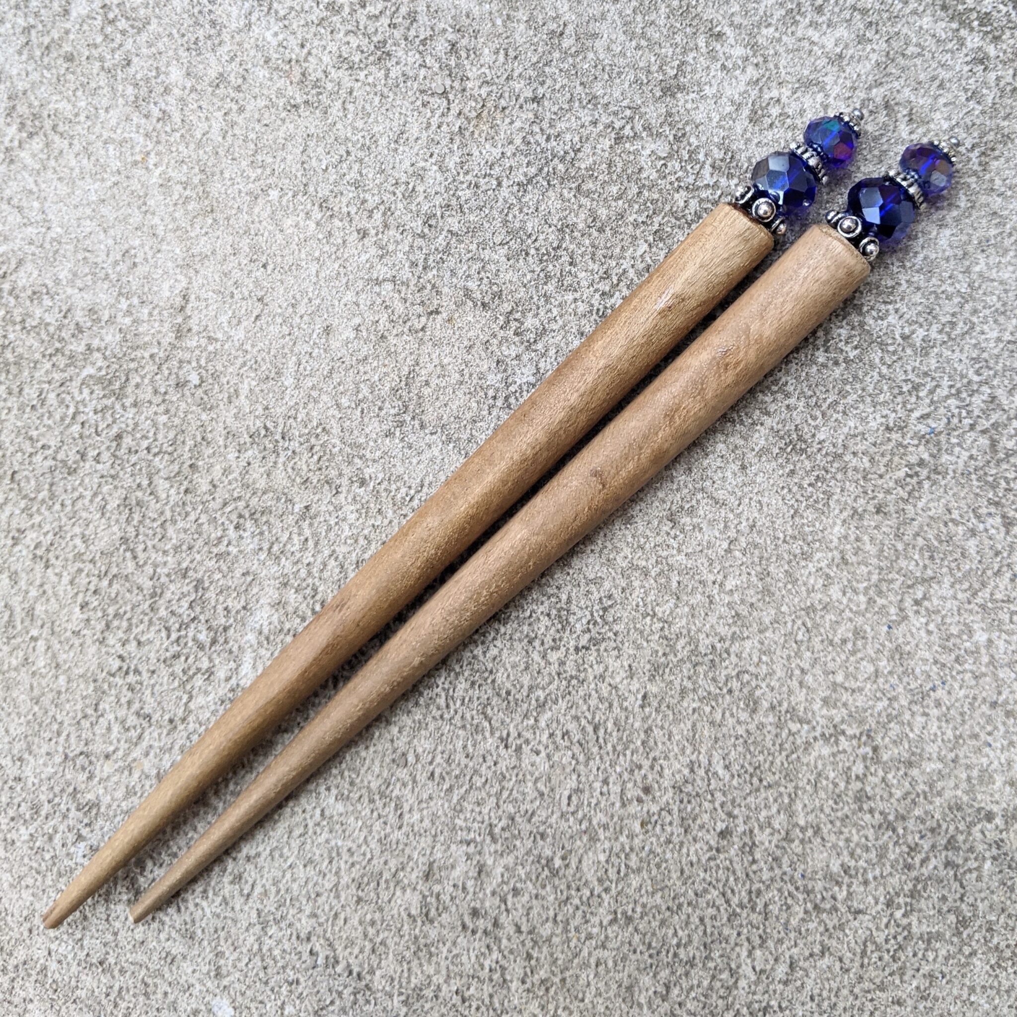 basic beaded hair sticks - A Case of Random