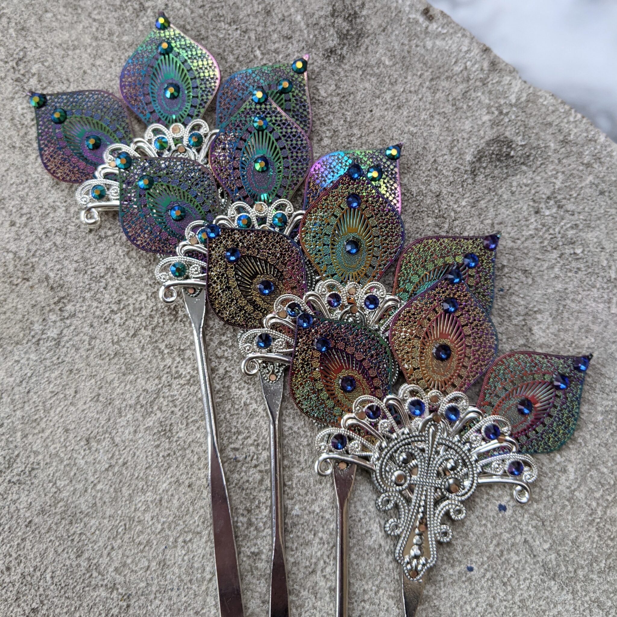 Brass Filigree Metal Hair Stick - A Case of Random